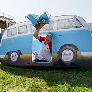 Board Masters Volkswagen Pop Up Kids Play Tent – Outdoor Indoor Instant Beach Sun Shelter Tent for Kids Baby Toddler – VW Camper Van Bus - Multiple Colours