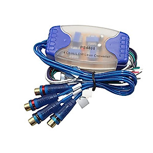 4 Channel Line Out Converter Hi to Low Level RCA Output PS4800 Car Audio Parts