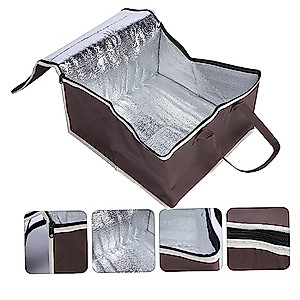 Grocery Shopping Bag 1pc Cake Packing Bag Bento Lunch Box Water Tote Bag Storage Bag Takeout Bags Foldable Shopping Bag Insulated Bags for Food Delivery Preservation Bag Pizza