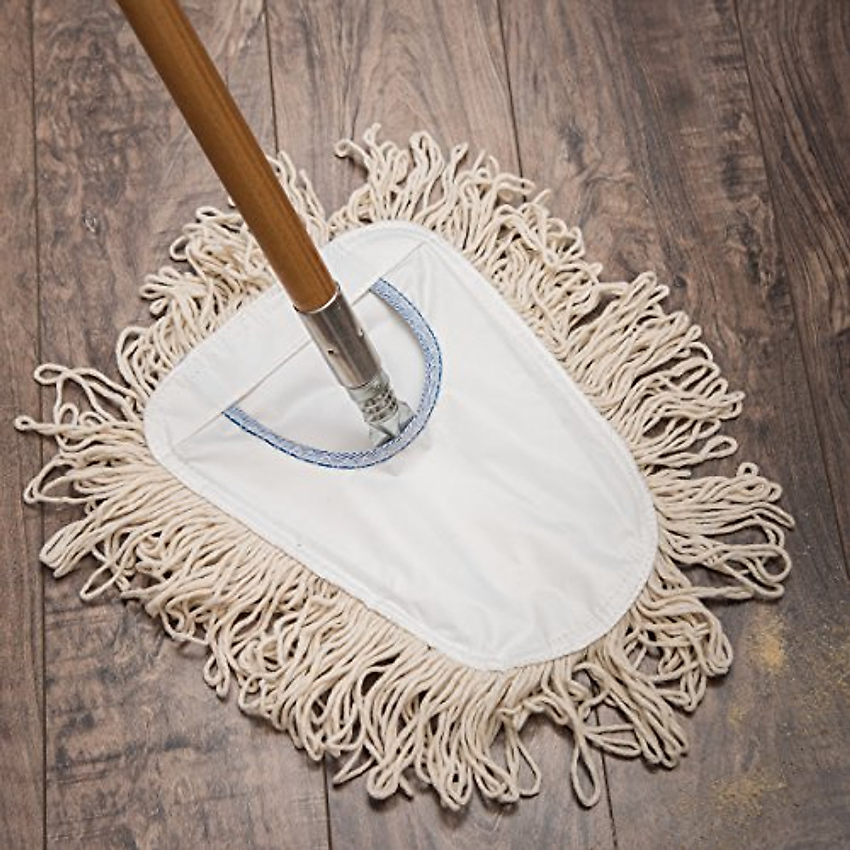 Carlisle FoodService Products 4526700 Lacquered Wood Broom Handle with Metal Threaded Tip, 60" Length, 15/16" Diameter (Pack of 12)