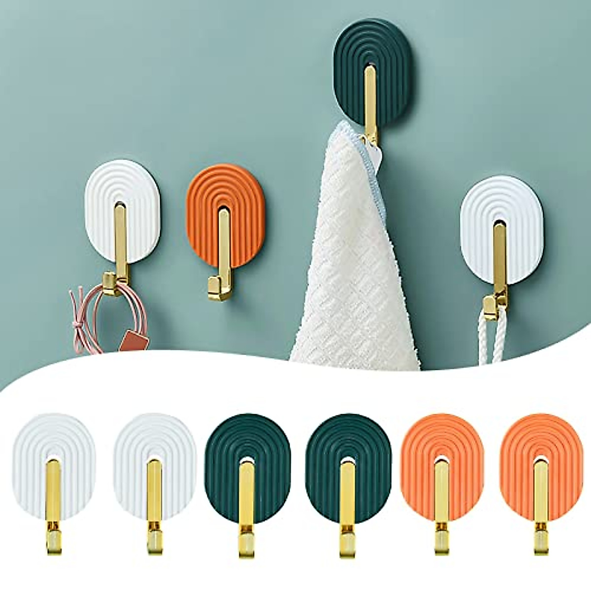 Bsxgse Creative Wall Hook Hand Heart Wall Hanger No Drilling Easy to Install Hooks Strong Adhesive Cute Ornament Decorative Wall Hooks Quilt Wall Hangers 36 Inches (Green, One Size)