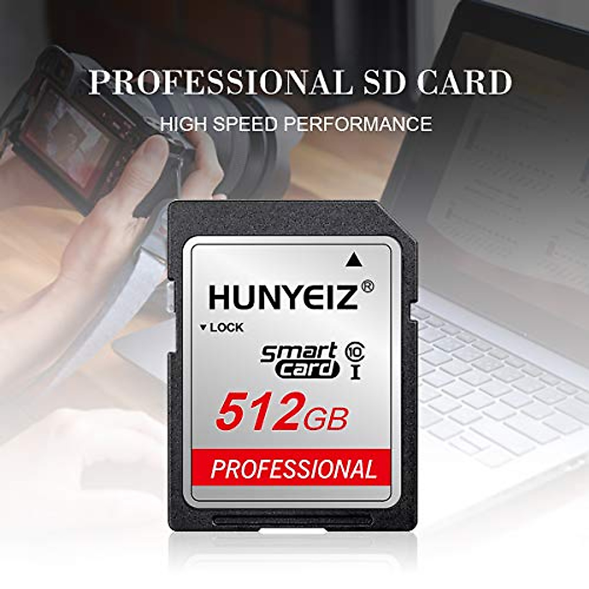 512GB SD Card Class 10 High Speed Secure Digital Memory Card for Vlogger, Filmmaker, Photographer & Content Curator(512GB)