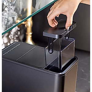 Café Affetto Automatic Espresso Machine | Brew in 90 Seconds | 20 Bar Pump Pressure for Balanced Extraction | Five Adjustable Grind Size Levels | WiFi Connected for Drink Customization | Matte Black