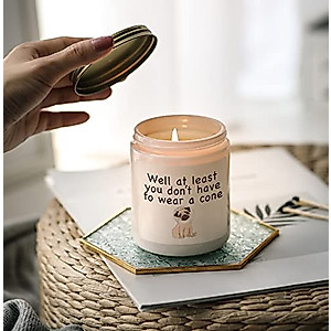 Get Well Soon Gifts for Women, Feel Better After Surgery Gifts for Sick Women, Her, Friends, Vanilla&Lavender Scented Candles with Crystal