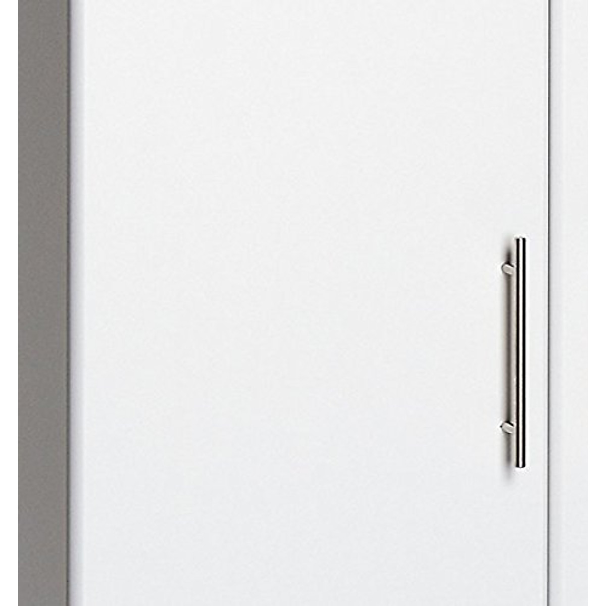 Prepac Elite 2 Door Standing Storage Cabinet, 16" D x 32" W x 65" H, White