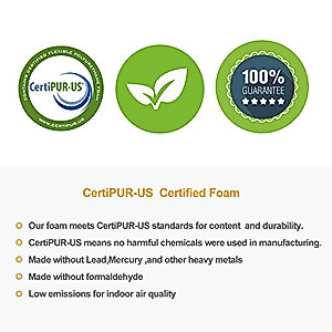 mecor 4” 4 inchKing Size Gel Infused Mattress Topper, 4in Memory Foam Mattress Topper for King Bed with Certipur-US Certified-Ventilated Cooling Design-Purple/80”x78”