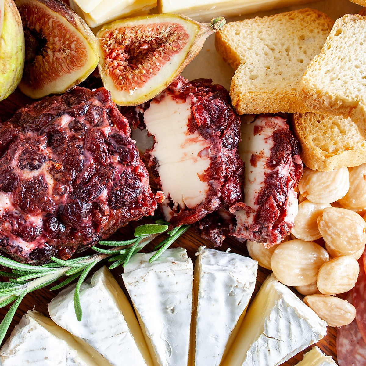 igourmet Snacking Classics Gift Box (2.5 lbs of Deliciousness) - Cheddar Cheese, Creamy French Camembert, Mouthwatering Cranberry Chevre with Cinnamon, Snack Mix, Meats, Crackers, And Cookies