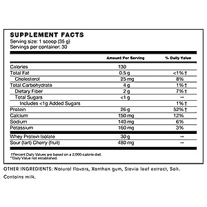 LADDER Grass-Fed Whey Protein Powder, 26g Protein for Muscle Gain, 7g BCAAs, 14g EAAs, 2 Billion CFU Probiotics, No Artificial Sweeteners, NSF Certified Supplements (Vanilla, 30 Serving Bag)