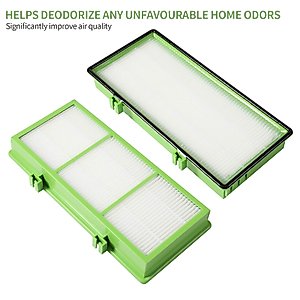 Gazeer True HEPA Replacement Filters for Holmes Aer1 Series Total Air Filter for HAPF300AH-U4R and HAP242-NUC(6 Pcs HEPA Filters + 8 Pcs Pre Filters)