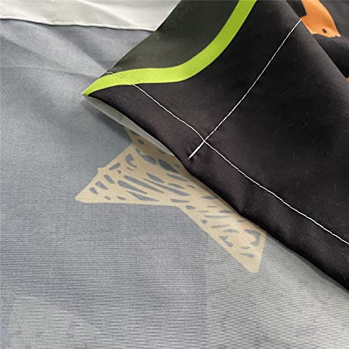 YUANZU Gaming Curtains Rod Pocket Boys Kids Gamer Gamepad Abstract Video Game Player Joystick Print Pattern Window Drapes for Man Teen Youth Nursery Baby Bedroom Playroom W42 x L63 Inch 2 Panels