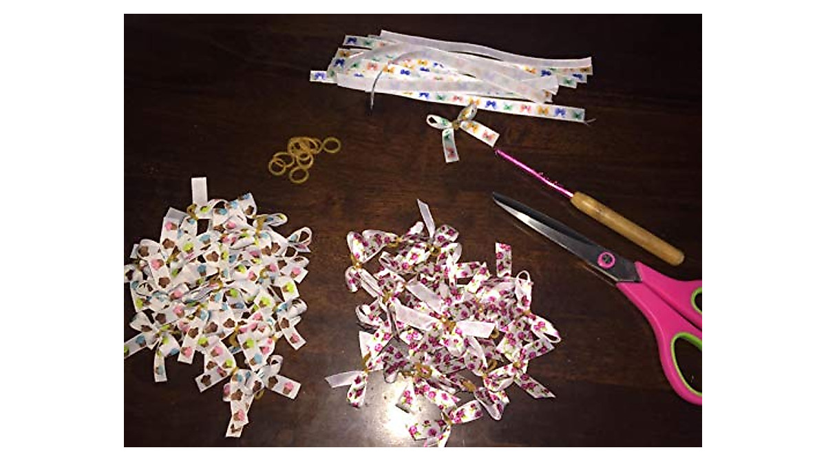 Pet Show Bulk Dog Rubber Bands for Grooming & Styling - 1000 pcs
