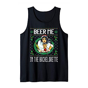 Mens Bachelorette Party Gift Sexy Christmas I'm The Bachelorette Tank Top