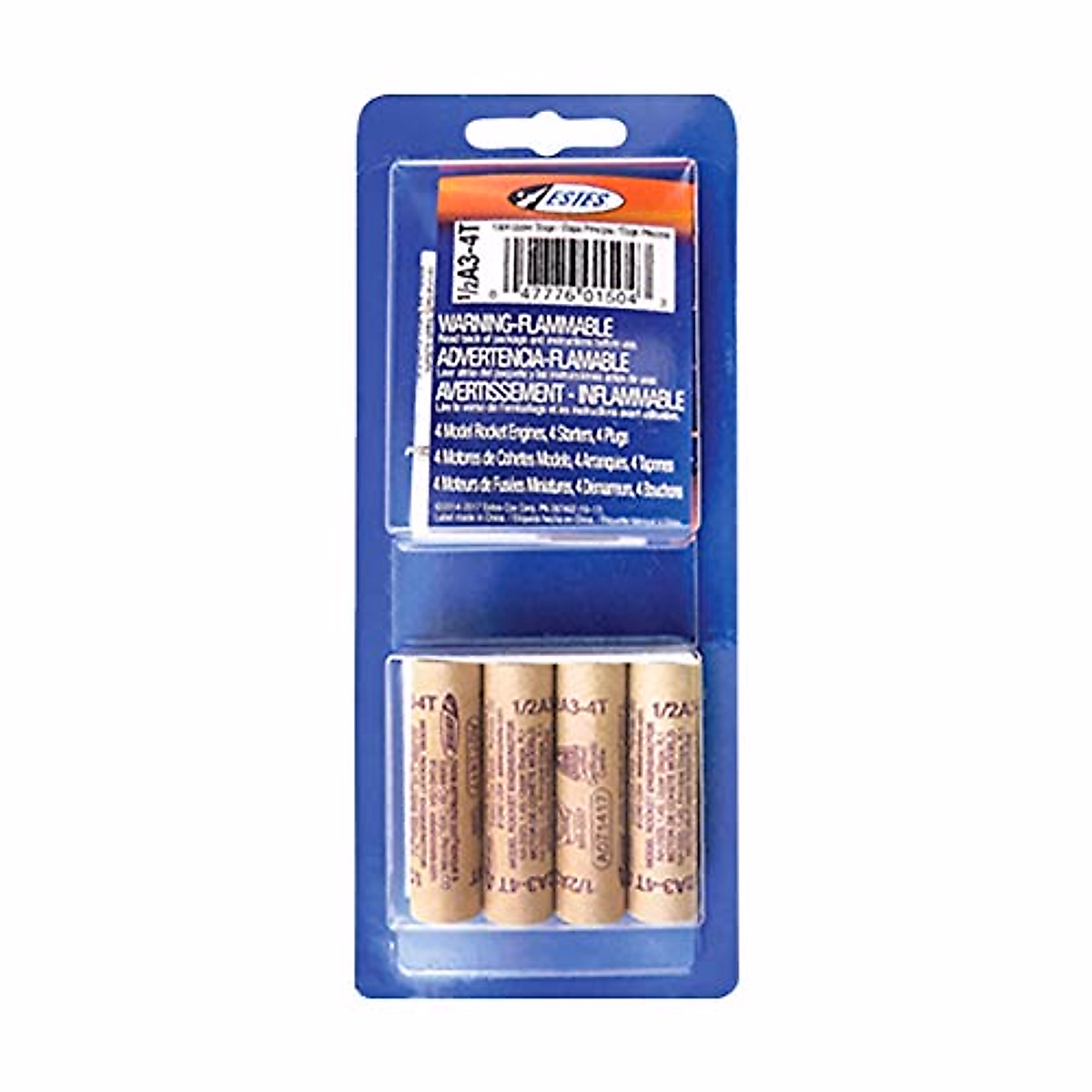 Estes Mini Rocket Engine 1/2A3-4T