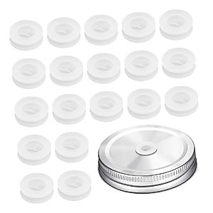 20pcs Bamboo and Wood Cover Silicone Stopper Straw Holes Wooden Lid Silicone Plugs Wood Lid Straw Plugs Wood Cover Straw Plugs Straw Fixing Plugs Wooden Cover Straw Plugs