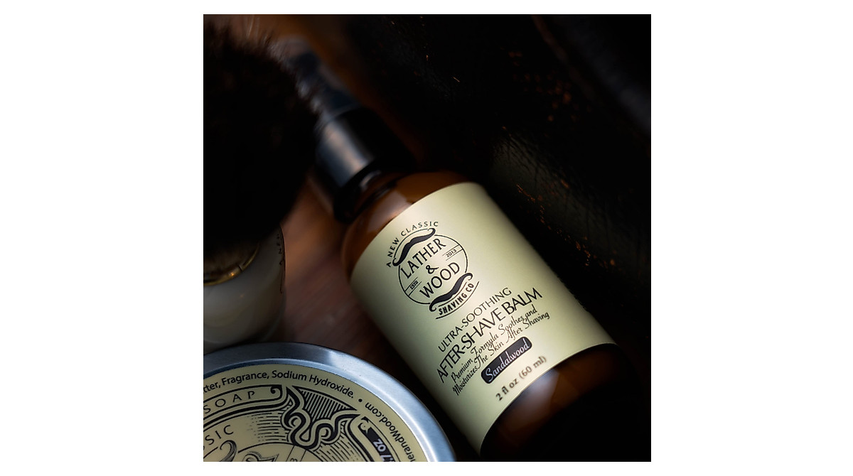 Best Sandalwood After-Shave Balm for Smooth Skin | Lather & Wood