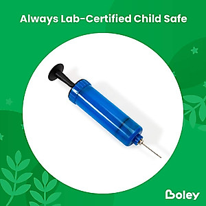 Boley Rainbow Sports Balls & Air Pump - 3 Pk Small Toddler & Kids Balls - Indoor Outdoor Ball Set for Kids Ages 3+