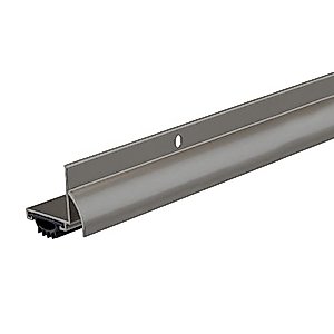 M-D Building Products 48998 L-Shaped Door Bottom with Dripcap DCV 50, 36 Inches, Satin Nickel