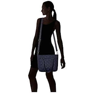 Vera Bradley Women's Performance Twill Multi-Strap Shoulder Satchel Purse, Classic Navy, One Size