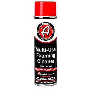 Adam's Polishes Multi-Use Foaming Cleaner - Foaming Formula for Simple and Fast Cleaning - Safe on Carpet, Cloth, and Velour (18 oz)