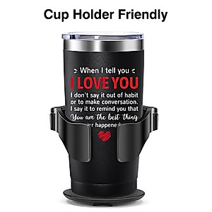 WOELIVE Anniversary Couple Gift for Him, Her - Valentines Day, Christmas, Birthday Gifts for Men, Women, Boyfriend, Girlfriend, Husband, Wife, 20oz Stainless Steel Tumbler