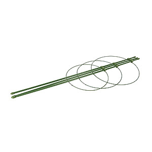 Silverline Tools 921382 3-Tier Plant Support, Green