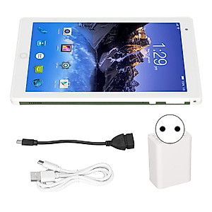 KIMISS Tablet PC 8 Inch Tablet 4GB RAM 64GB ROM Maximum Support 128G TF Card 1920x1200IPS Call Tablet for Android 10.0 Tablet 100‑240V HD (US Plug)