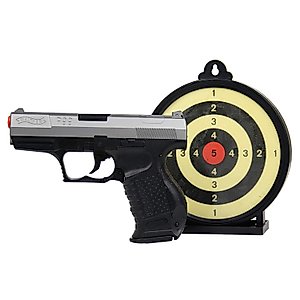 Walther P99 6mm BB Pistol Airsoft Gun Action Kit - Includes 100 BBs and Gel Target