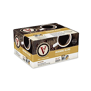 Victor Allen's Coffee Morning Blend and Decaf Donut Shop Blend Single Serve Coffee Pods for Keurig Brewers