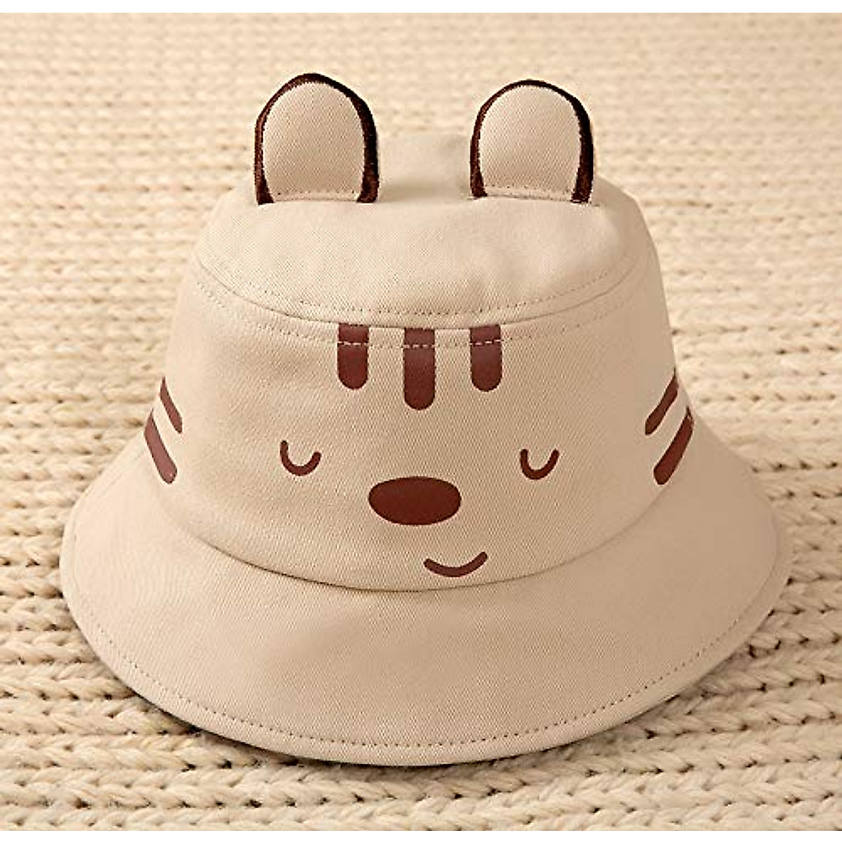 Baby Sun Hat Adjustable,Infant Toddler Summer Outdoors Beach Hat UPF50+,Sun Protection Bucket Hat