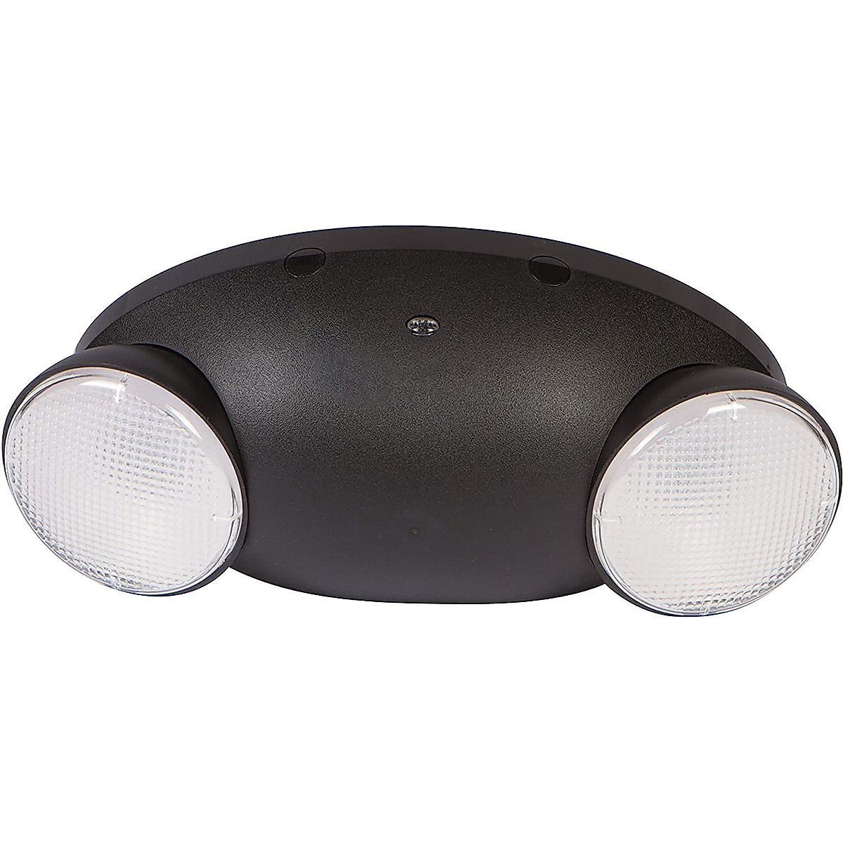 Morris Products Micro LED Emergency Light – Black, Standard Type - 33 Lumens - Energy Saving Emergency Lighting Unit – Compact Design – Thermoplastic Housing - Rechargeable, 5-Pack