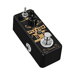 Amuzik Plexion Distortion Pedal for Guitar & Bass with Bright and Normal Mode True Bypass, AK-324