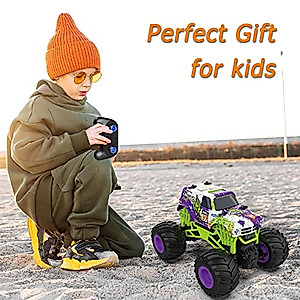 Kidcia Remote Control Car, 1:16 Scale RC Cars, 2.4 Ghz High Speed 20 Km/h RC Truck, All Terrains Off Road Remote Control Car for Boys 4 7 8 12, Birthday Gifts for Kids& Adults