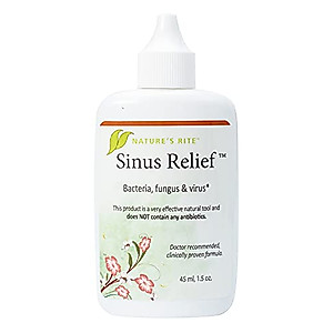 Nature's Rite Sinus Relief™, 1.5 oz. (45 mL) – All-Natural Nasal Sinus Spray – Relief for Sinus Problems – Encourages a Healthy Sinus System – Easy-to-Use, Portable Sinus Support – Made in USA