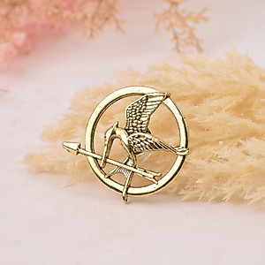 LACKINGONE The Katniss Everdeen Cosplay Prop Rep Mockingjay Pin Brooch Badge (Brooch Badge)
