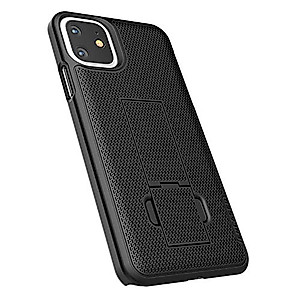Encased iPhone 11 Belt Clip Case (DuraClip Series) Ultra Slim Cover with Holster (Black)