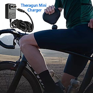 15V Charger Fit for Theragun Mini AC Adapter Replacement Theragun Mini G4, Theragun Prime Massage Gun Charger Power Adapter Cord