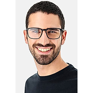 Carrera Men's 8859 Rectangular Prescription Eyewear Frames, Matte Black, 56mm, 17mm