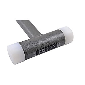 HHIP Pro Series 7080-0302 Vertex Dead Blow Hammer, Deadblow Mallet w/UPE Plastic Face, 1.2” Diameter Steel Shot Head, Non-Marring, 16 oz