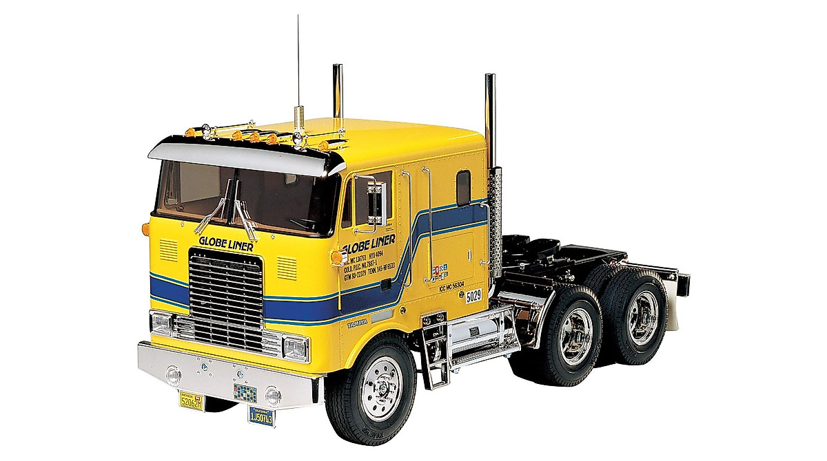 Tamiya Globe Liner Semi Truck Model - 1/14 Scale Electric Truck