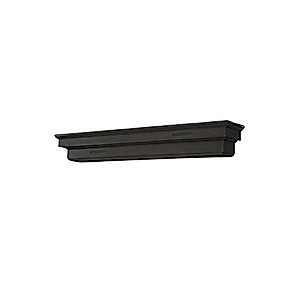 Pearl Mantels 497-60-20 Celeste Mantel Shelf, 60", Espresso Finish