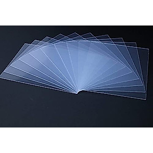 Superior Graphic Supplies PETG Clear Plexiglass Plastic Sheets 48 x 48 inches - 40mil (.040"/1.02MM) Thickness for DIY, Display Projects and Crafts