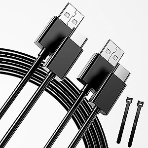 Eanetf 2Pack USB C Charging Cable Compatible with PS5 Controller,3.3Ft Fast Charging USB Type C Charger Cord Compatible with 5 PS5 Dual Sense,Xbox Series X/Series S Controllers-Contain Cable Ties
