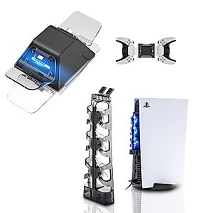 PS5 Accessories, PS5 Controller Charger Station and PS5 Cooling Fans