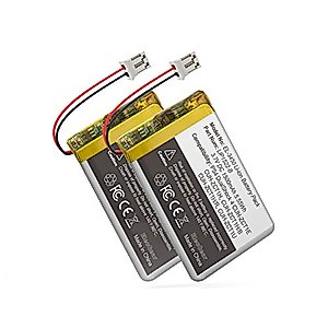 ElecGear 2PC Replacement Battery Pack for PS4 Controller V1-3, 1500mAh Li-ion Rechargeable Battery for PlayStation 4 DualShock CUH-ZCT1 Series LIP1522 with Big Plug, Repair Tool Kit Included
