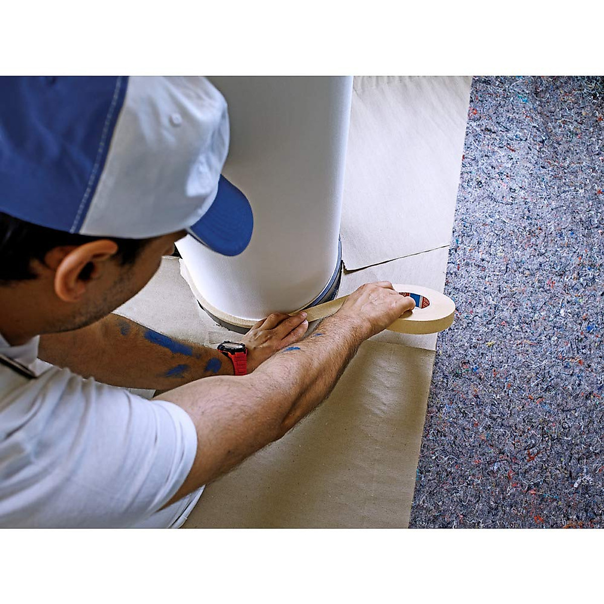 tesa 4319 Masking Tape for Curves, 19mm x 25m