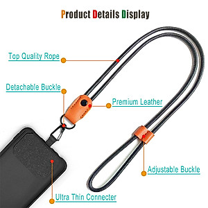 JEZSTHAI Patterned Case for Motorola ThinkPhone Cover with Adjustable Neck Cord Strap,Soft Shockproof Protective Cover Case with Universal Phone Lanyard/Wrist Strap,Style*A06