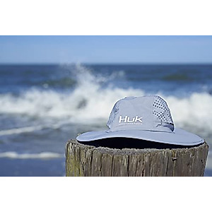 HUK Men's Standard Performace Bucket Fishing Hat UPF 30+ Sun Protection, Titanium Blue, One Size