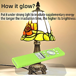 Silicone Cover for Samsung Solar TV Remote Control BN59 Series 2021, Light Weight Samsung Remote Cover Case Shockproof Silicone Sleeve(Luminous Green)