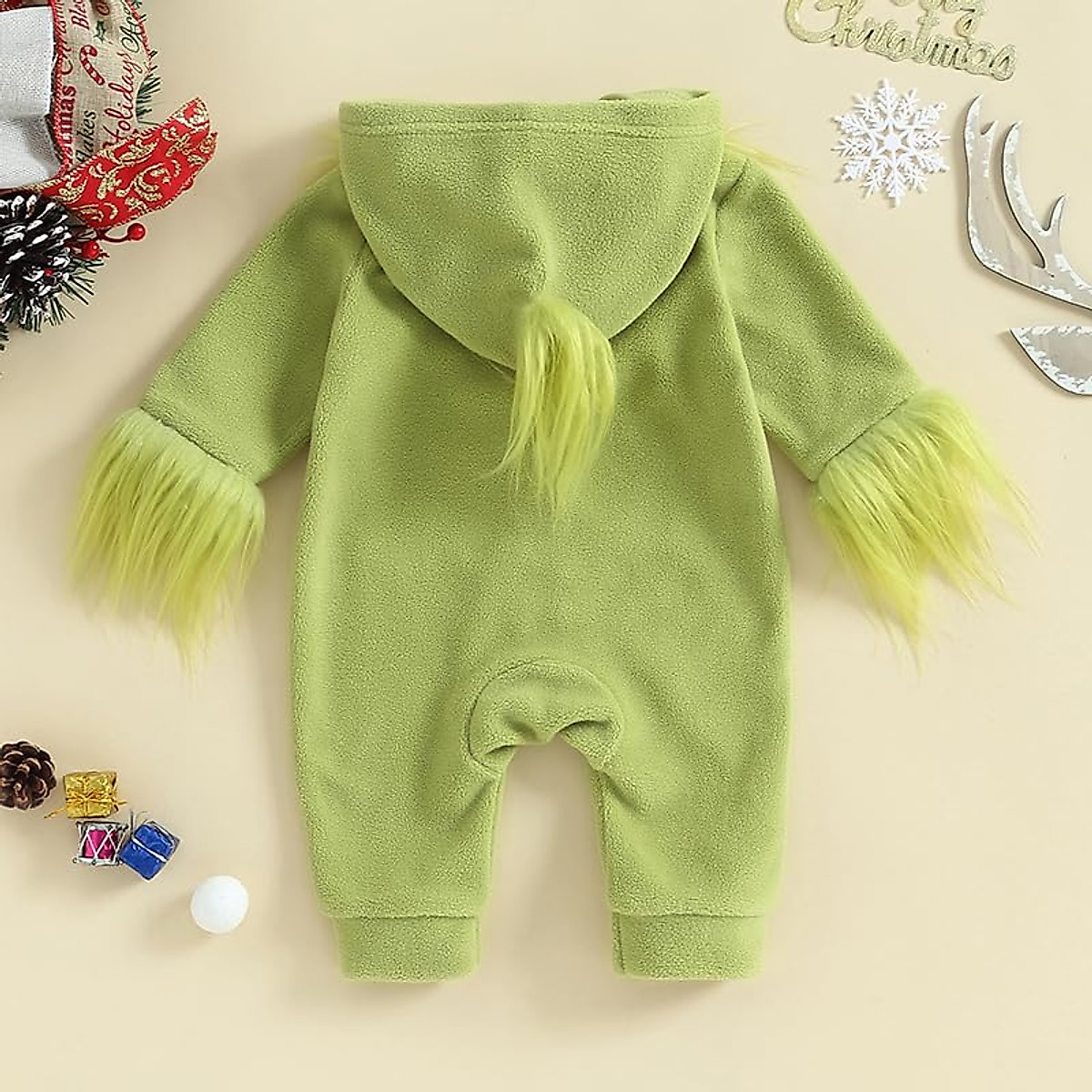 Eadrioss Cute Animal Costume for Toddler Baby Girl Boy Halloween Costume Fuzzy Warm Fall Winter Clothes Halloween Gifts