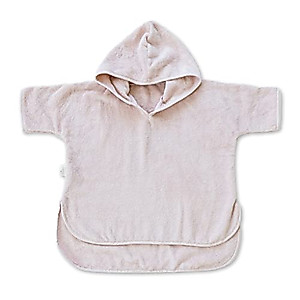 Natemia Organic Hooded Poncho Towel – Ultra Soft and Absorbent Cloud Touch Cotton Kids Cover-Up